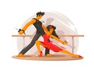 Dancing school vector free download