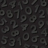 Big numbers black background vector free download