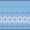 Decorative seamless border on light blue background vector free download