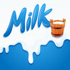 Milk advertising background vector free download