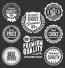 Premium product label vector free download