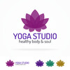 Yoga studio logo vector free download