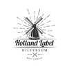 Windmill label vector free download