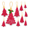Christmas tree label vector free download