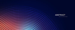 Radio wave abstract background vector free download