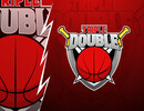 Basketball team logo design vector free download
