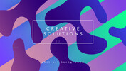 Page flow landing page geometric shape vector free download