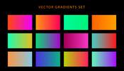 Gradient collection vector free download