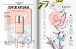 The beauty magazine cover vector free download