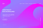 Colorful gradient login page background vector free download