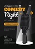 Comedy night poster vector free download