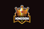 Gold crown logo gaming vector free download