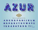 Alphabet font vector free download