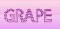 Grape text effect style vector free download