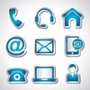 Web and communications icons vector free download