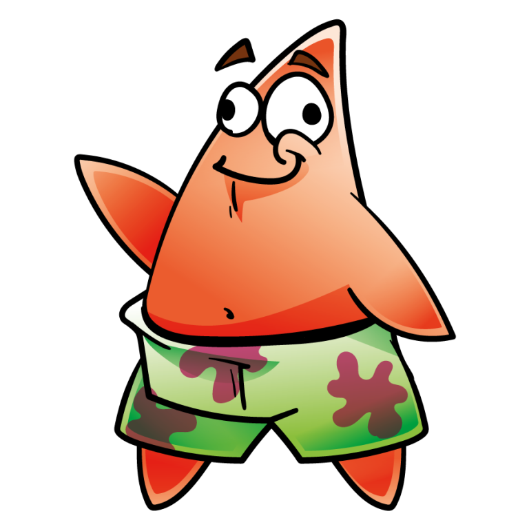 Starfish patrick cartoon clipart free download