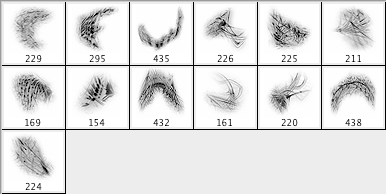 abstract set Photoshop Brushes free download